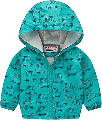 Amazon.com: Toddler Girl Boy Fall Winter Windbreaker with Hoods Baby Zipper Hooded Outwear ...