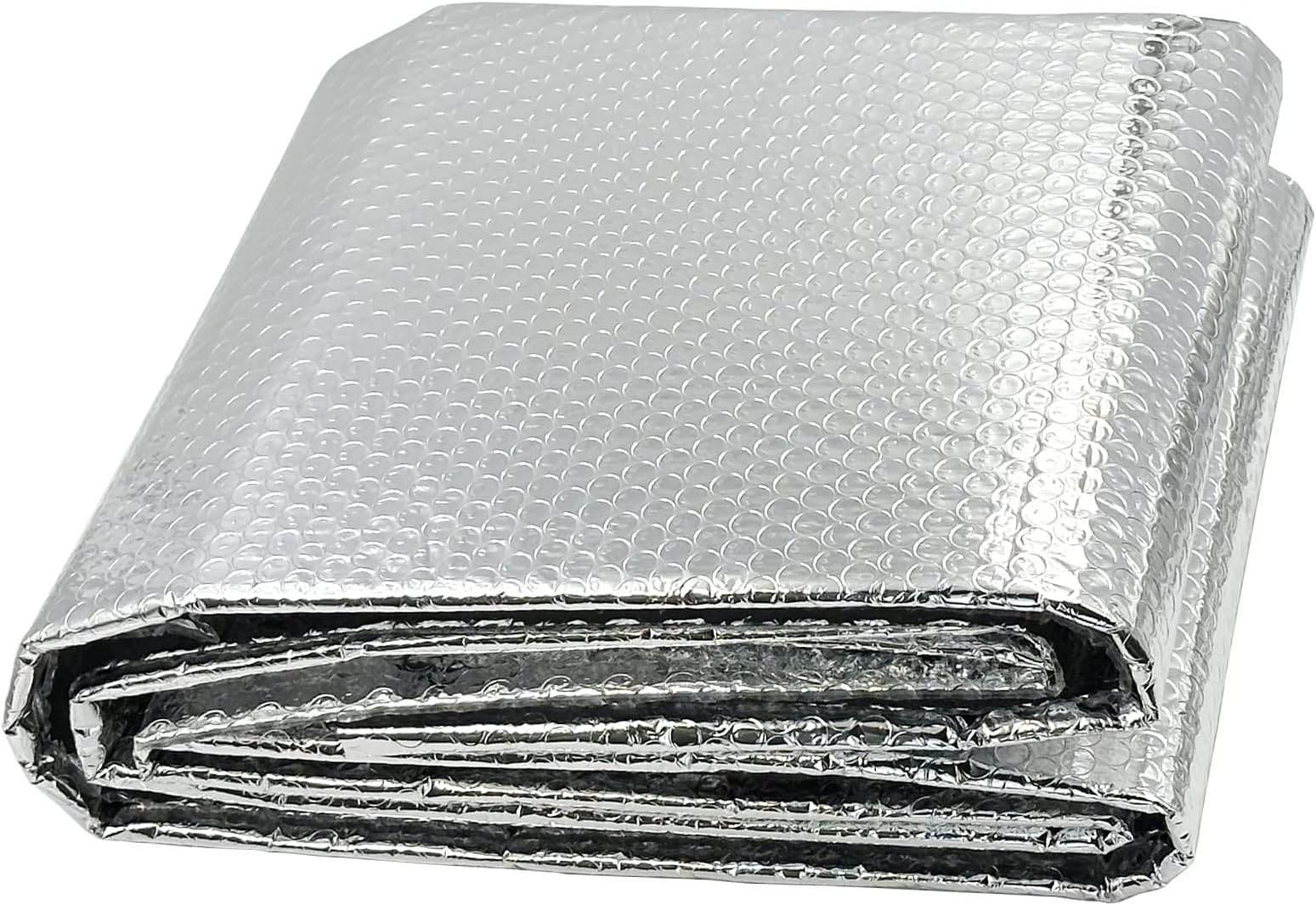 Bubble Foil Insulation, 48in x 10Ft Winter Window Insulation, Aluminum ...