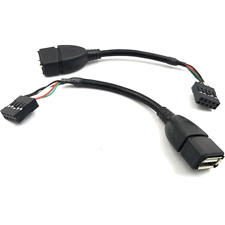 Amazon.com: 9-Pin USB Motherboard Male Header to Single USB 2.0 Type A ...
