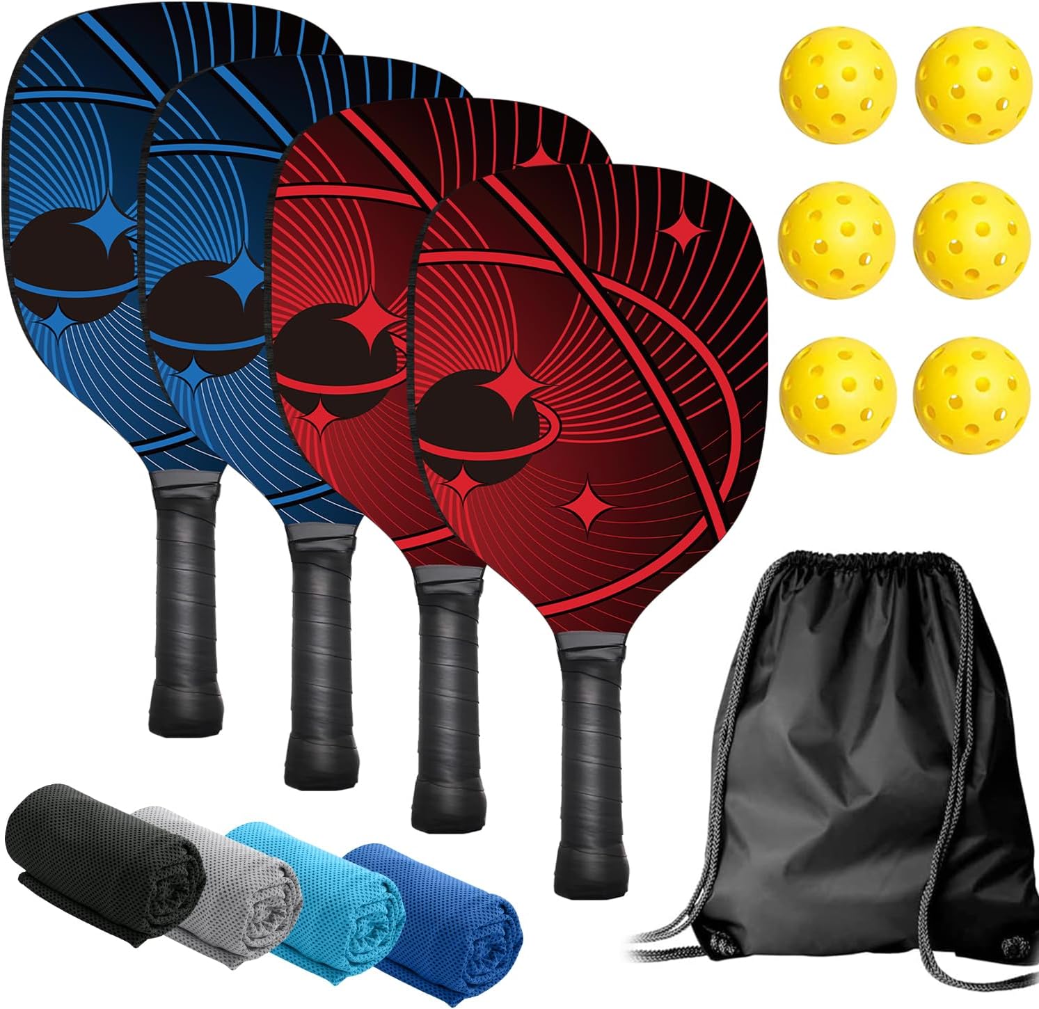 Ronronner Pickleball Set, Pickleball SchläGer, Pickleball Paddle Mit 4 ...