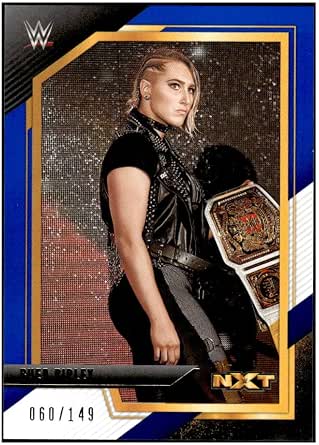 Amazon.com: RHEA RIPLEY 2022 Panini WWE NXT /149 Alumni Blue #123 NM+ ...