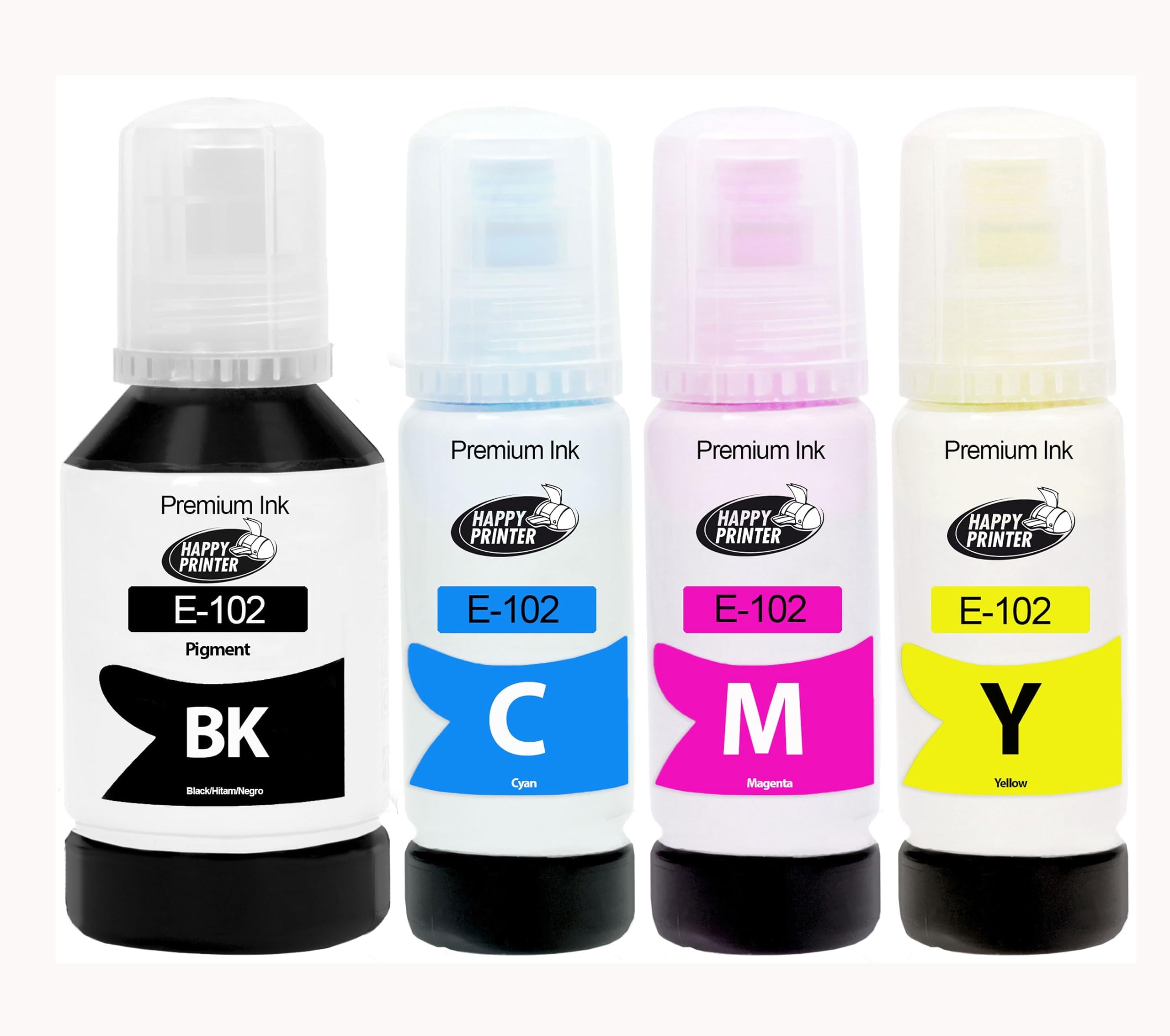 Epson Serie 102 EcoTank, Flaconi di Inchiostro a 4 Colori, Inchiostri ...