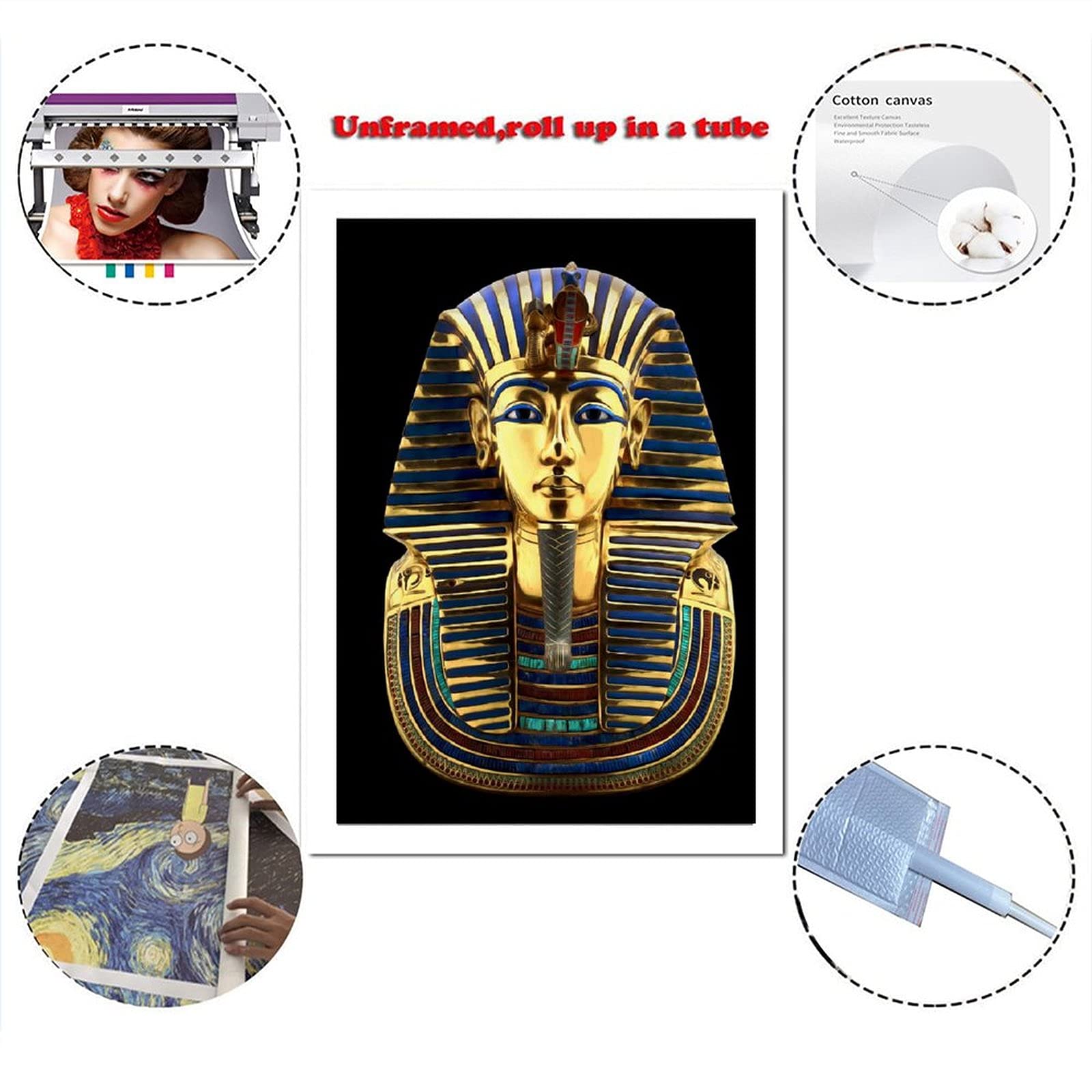 King Tut Mask Printable