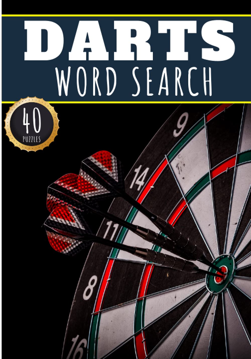 Darts Word Search: 40 Puzzles with Word Scramble | Challenging Puzzle ...