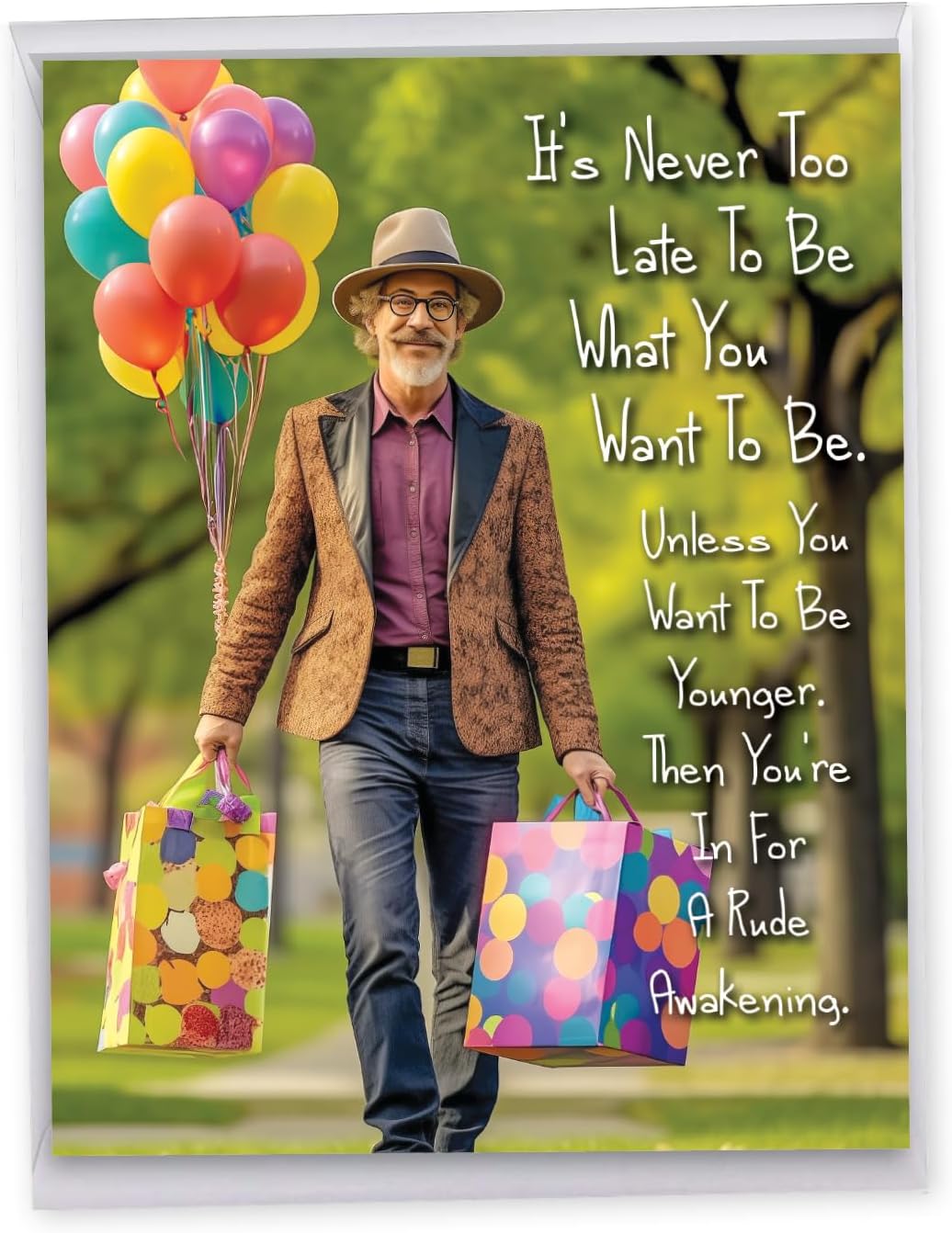 Amazon.com : NobleWorks Oversize Funny Birthday Greeting Card 8.5 x 11 ...