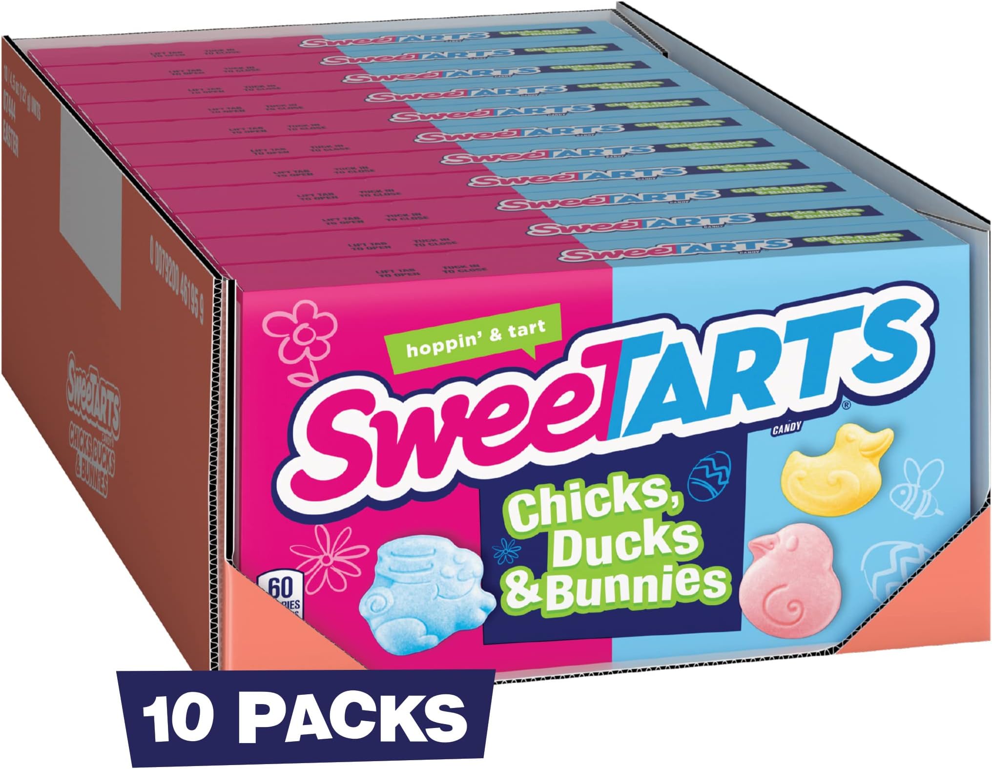 Amazon.com : SweeTARTS Chicks, Ducks & Bunnies, Springtime Easter Candy ...