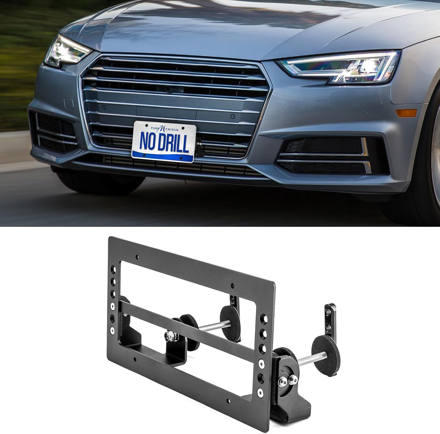Amazon.com: ROMELACK Grille License Plate Holder Front Mount Bracket ...