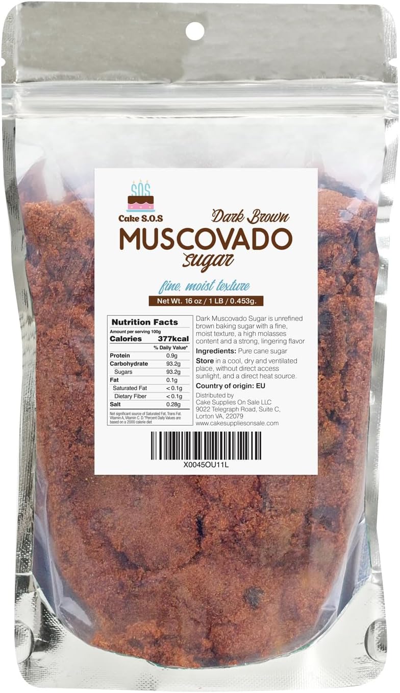 Amazon.com: India Tree Light Muscovado Sugar, 1 LB (Pack of 4 ...