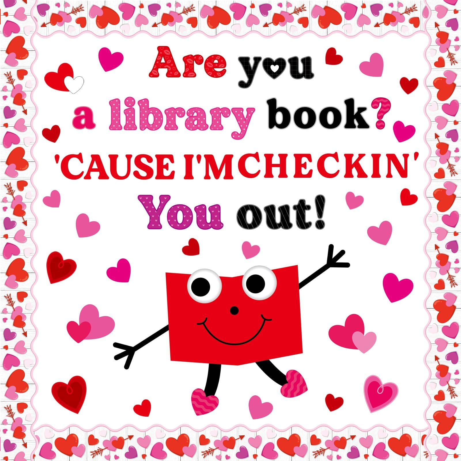 Amazon.com : Fuutreo 86 Pcs Valentine‘s Day Bulletin Board Decorations ...