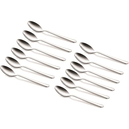 Buy Shapes Artic Stainless Steel Tea Spoons for Home and Kitchen, Set ...