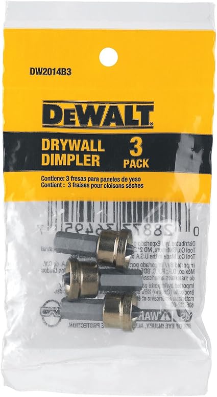 DEWALT Drywall Screw Setters, Dimplers, 3-Pack for Drills and Impact ...