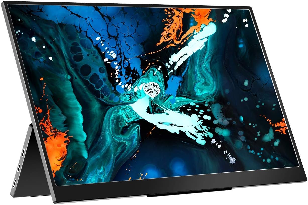 Amazon.com: USB-C Portable Monitor - 15.6 Inch FHD 1080p FHD HDR ...