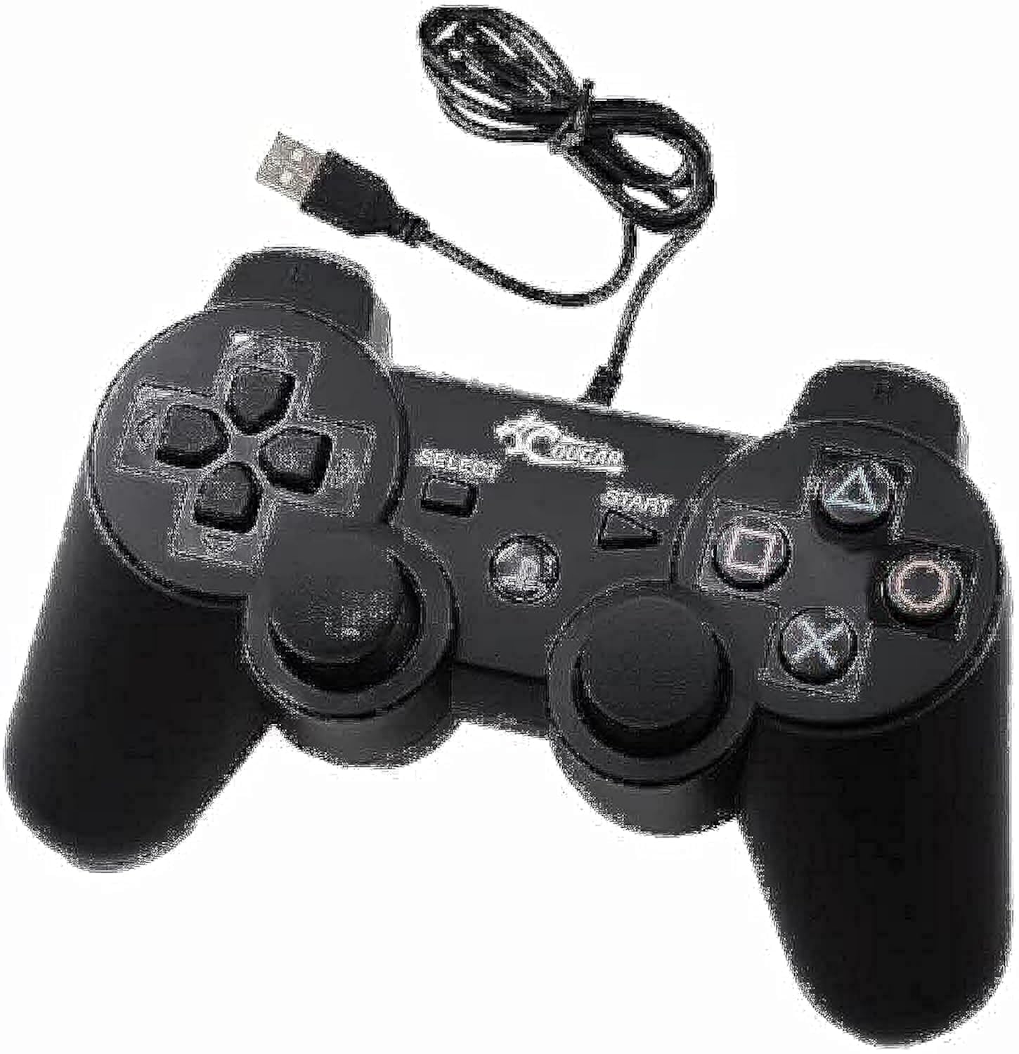 PS3 Dualshock Wired gaming Controller joystick – (Black): Buy Online at Best Price in Egypt ...