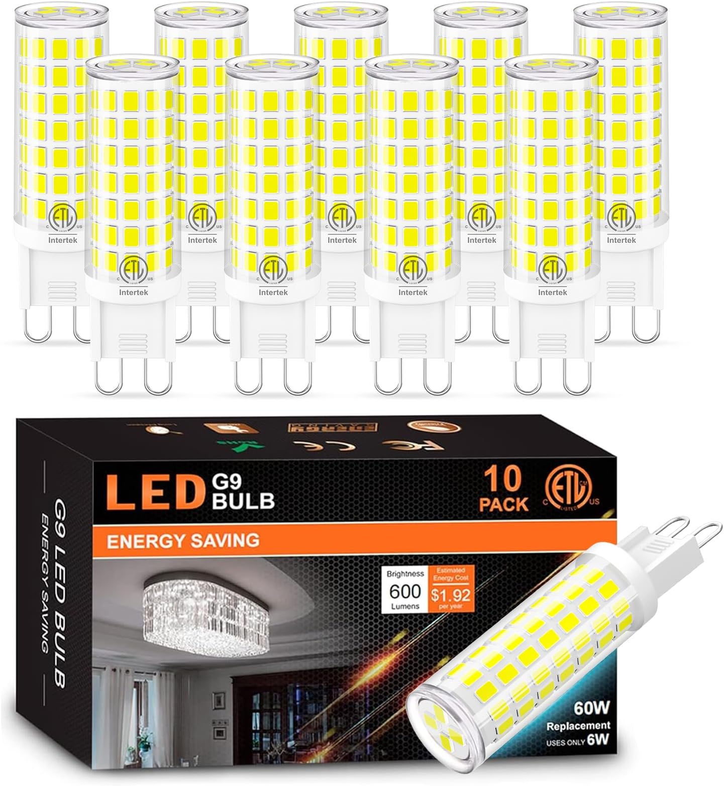 MaoTopCom 10W G9 LED Bulb Dimmable LED Corn Light Bulbs - 100W G9 ...