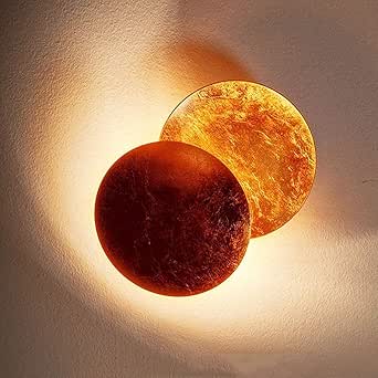 Retro LED Lamp Solar Eclipse Wall Light Gallery Wall Mounted Deco ...