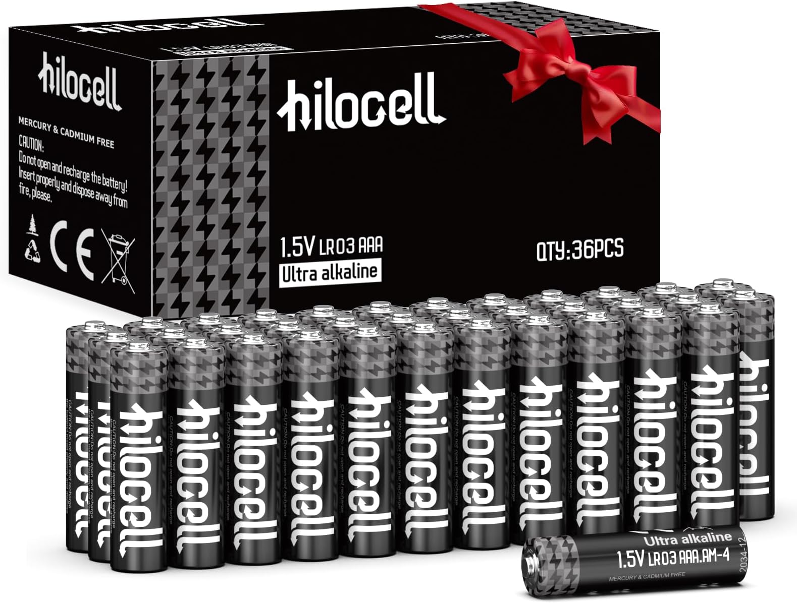 Amazon.com: POWER FLASH 36 AAA Batteries, Battery Provide Long Lasting ...