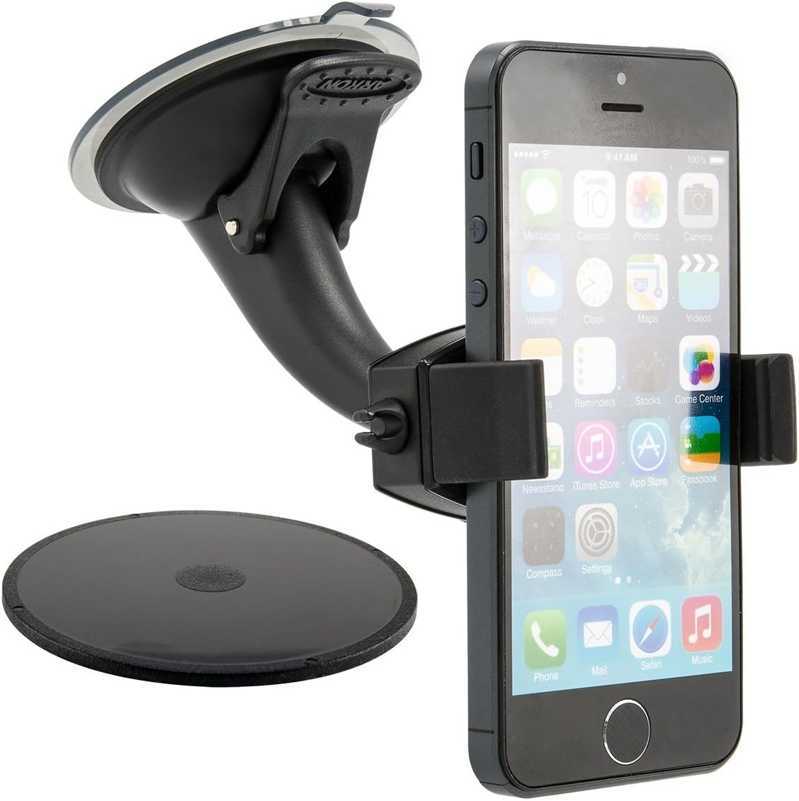 Amazon.com: Arkon Windshield Dash Phone Car Mount for iPhone X 8 7 6S ...