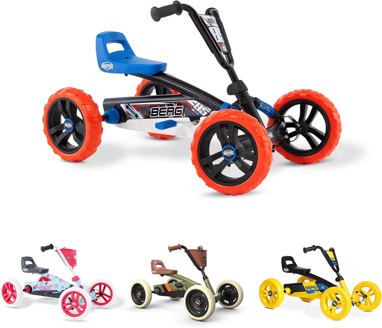BERG Pedal Kart Buzzy Nitro Pedal Go Kart juguetes de paseo para niños ...