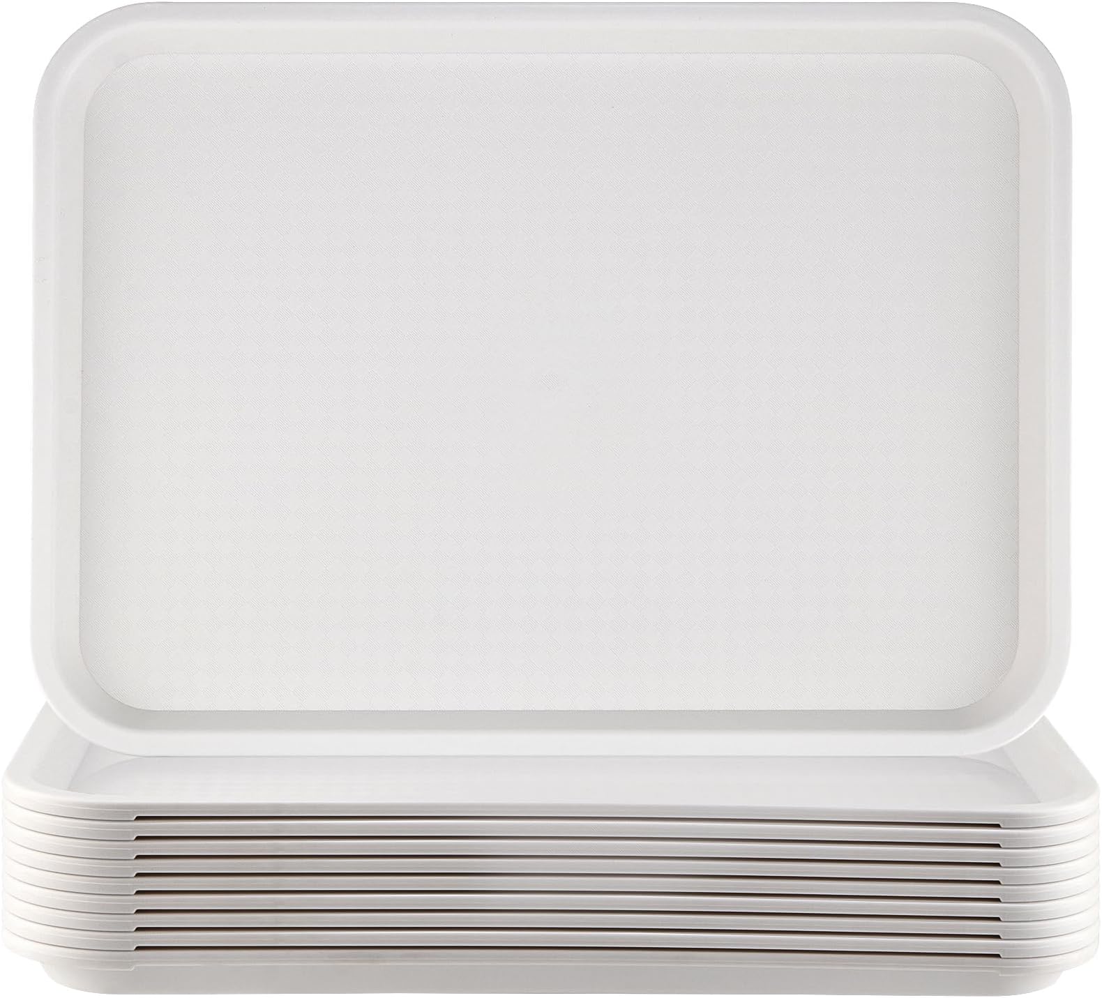 Amazon.com | HEIHAK Plastic Tray, 10 Pack Reusable 16 x 12 Inch ...