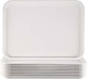 Amazon.com | HEIHAK 10 Pack Plastic Fast Food Tray, 14 x 10 Inch ...
