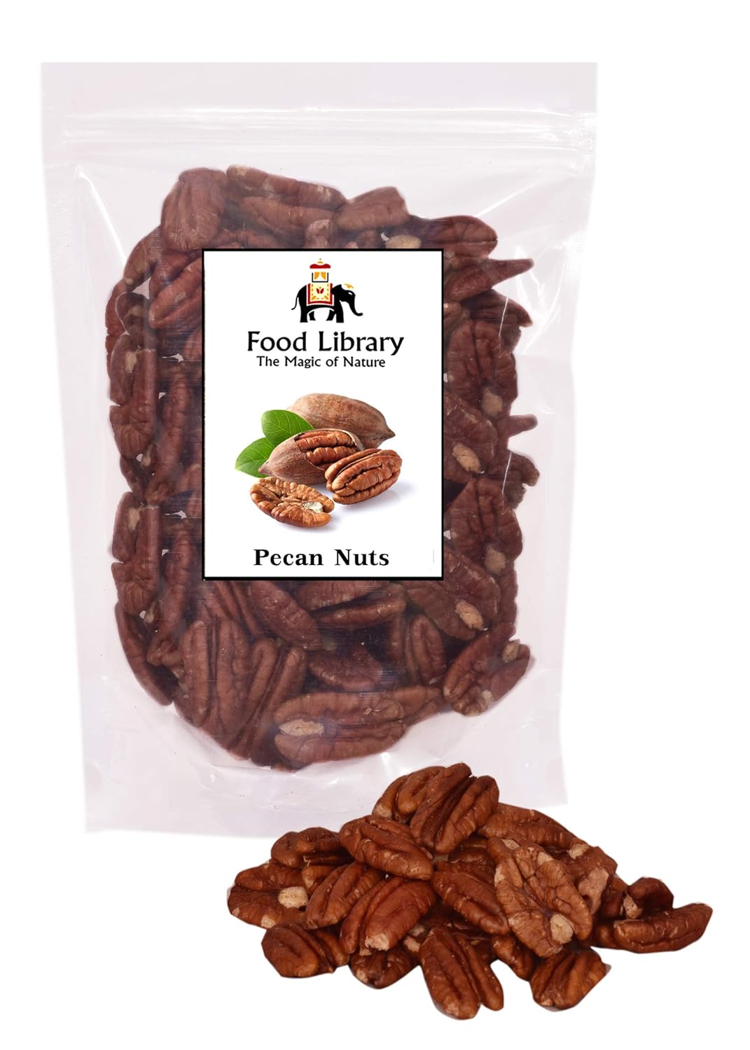 Food Library The Magic of Nature Raw Pecan Nuts, 200g. : Amazon.in ...
