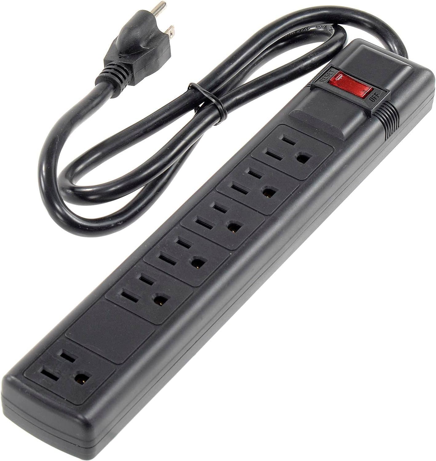 Amazon.com: Prime Wire & Cable PB800012 12-Outlet 4-Feet Metal Power ...