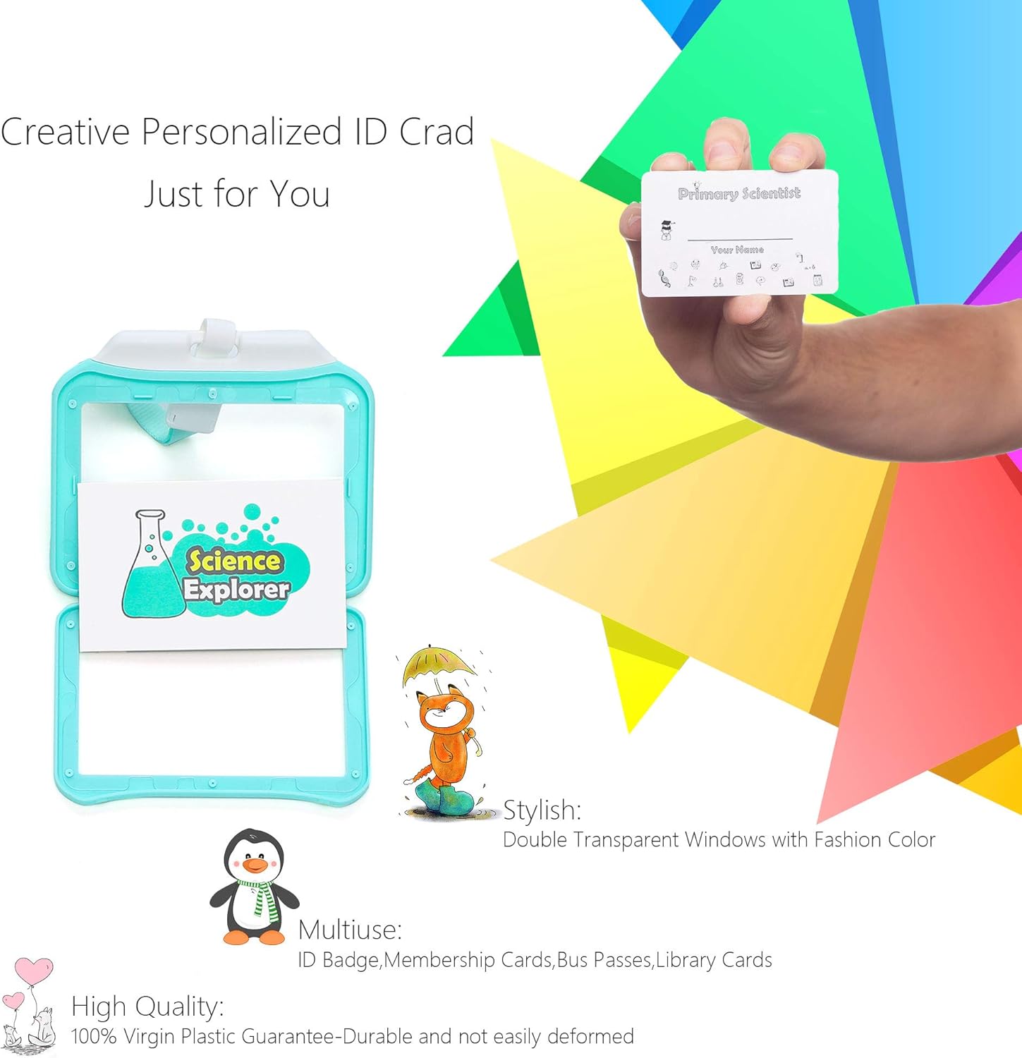 Buy Lab Coat for Kids Scientist Costume with Goggle and Personalized ID ...