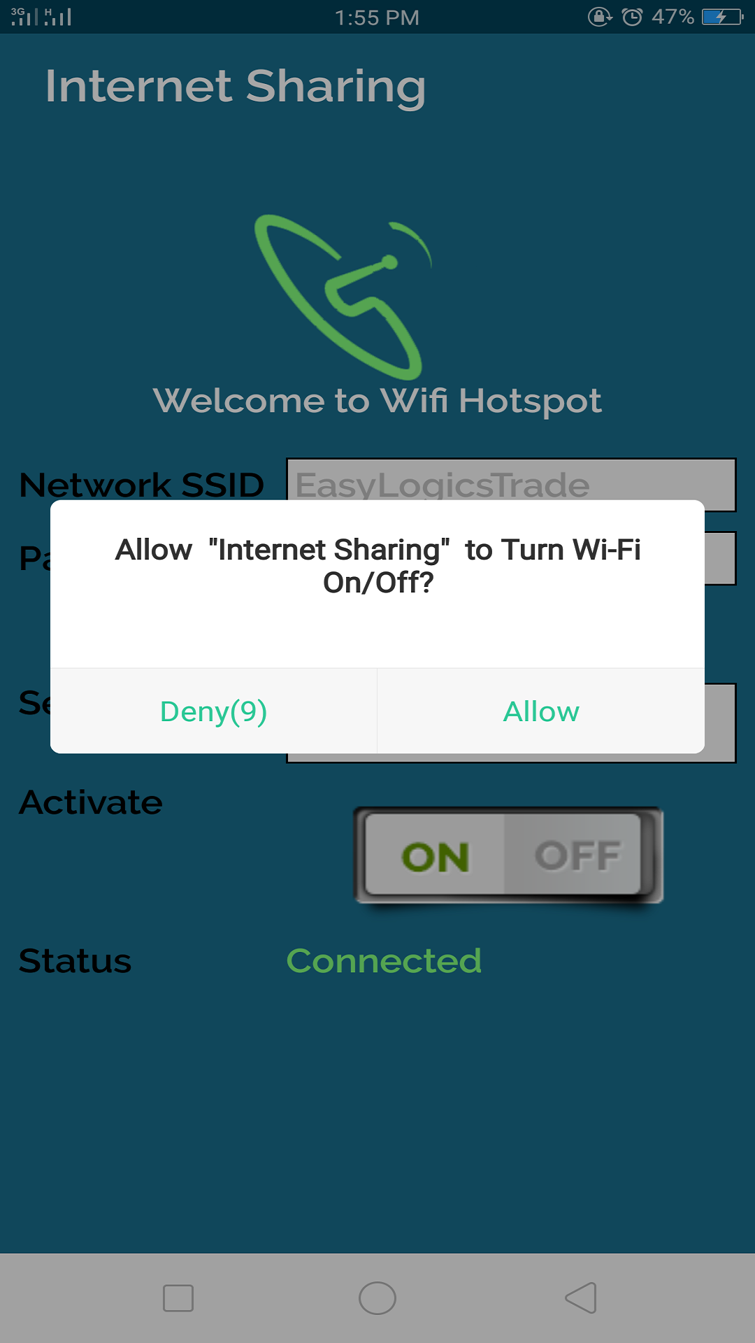Internet Sharing - WiFi Hotspot - 4G data Tether - App on Amazon Appstore
