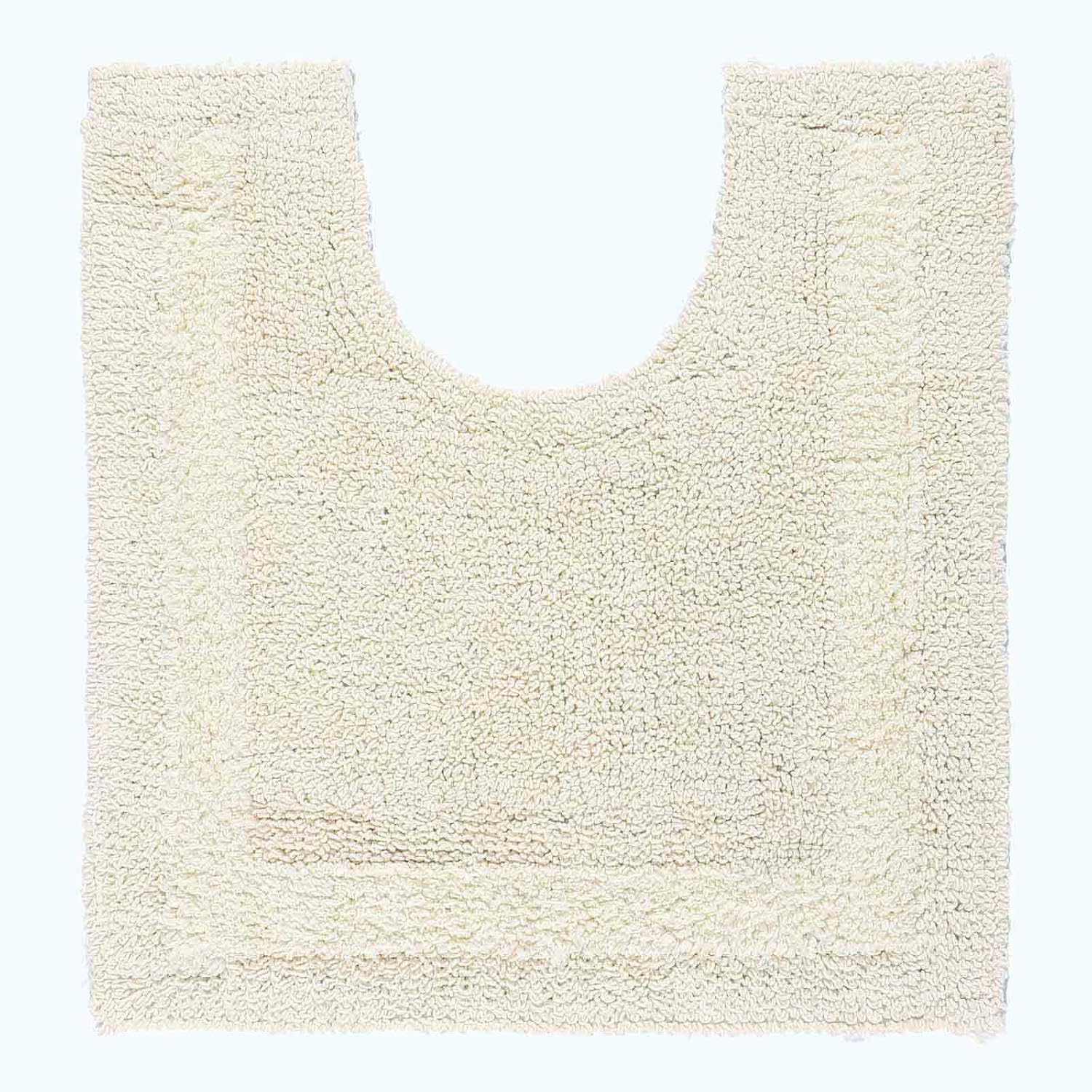 HOMESCAPES Toilet Mat, Luxury 1600gsm Extra Soft 100% Cotton ...
