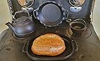 Challenger Bread Pan Cast Iron Loaf Pan with Lid for Homemade ...