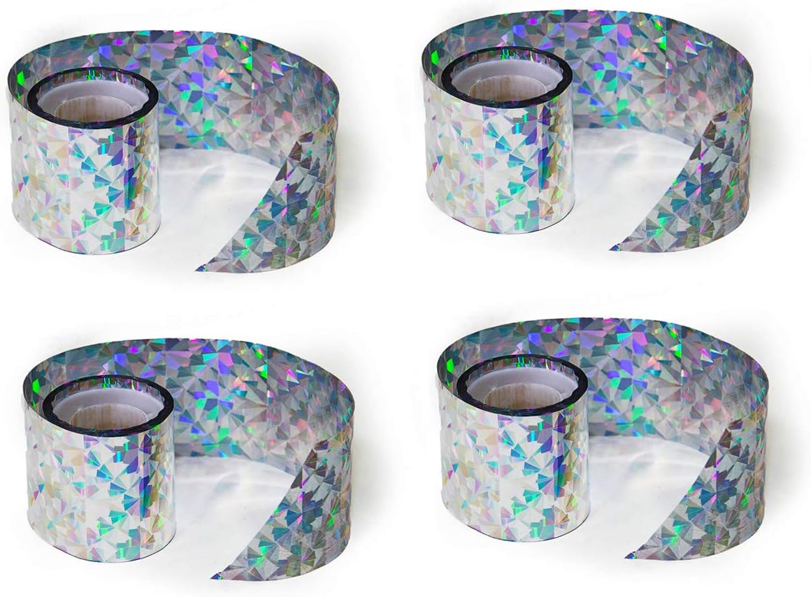 Amazon.com: Bird Deterrent Scare Tape Reflective Repellent 50 feet Long ...