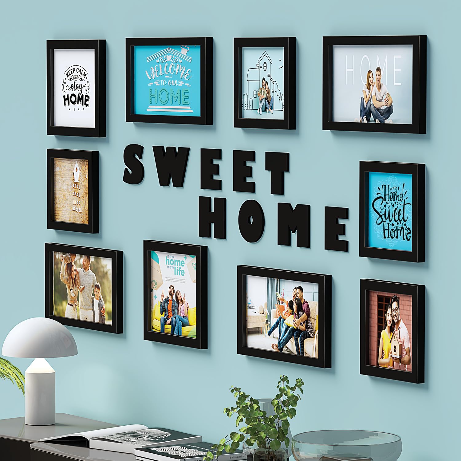 amazon basics Synthetic Photo Frames | Quotes Wall Hanging Frames for ...