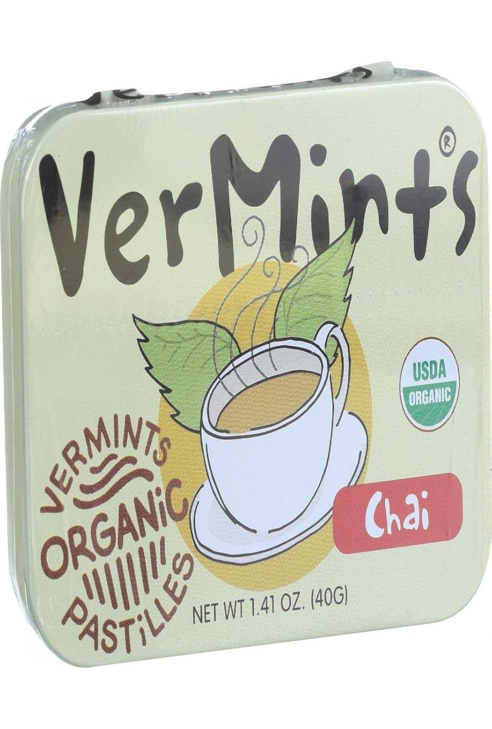 Amazon.com : VERMINTS Organic Pastilles Chai, 1.41 OZ : Crystalized ...