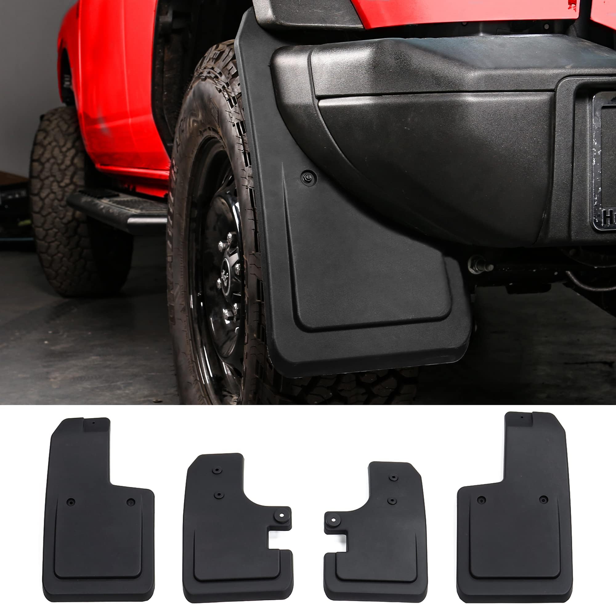 Mabett Mud Flaps for Ford Bronco Accessories 2021 2022 2023 2024 2025 2 ...