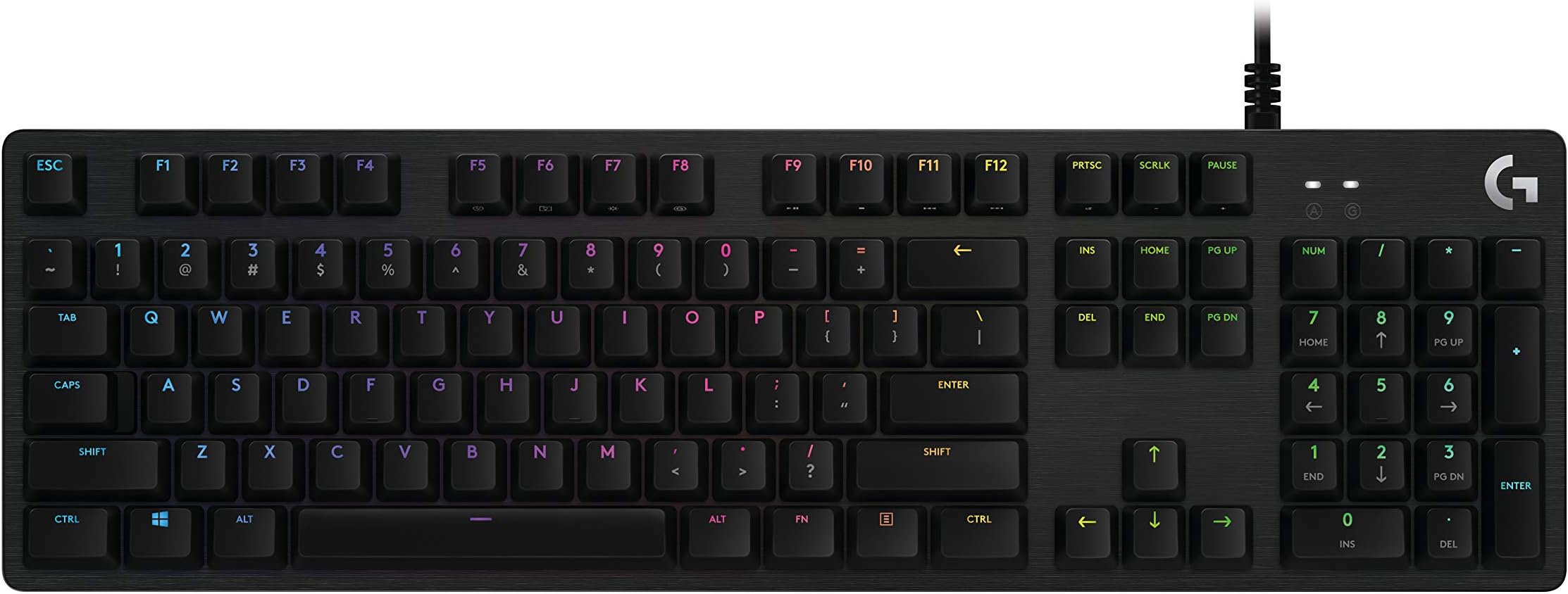 Amazon.com: Logitech G512 SE Lightsync RGB Mechanical Gaming Keyboard ...