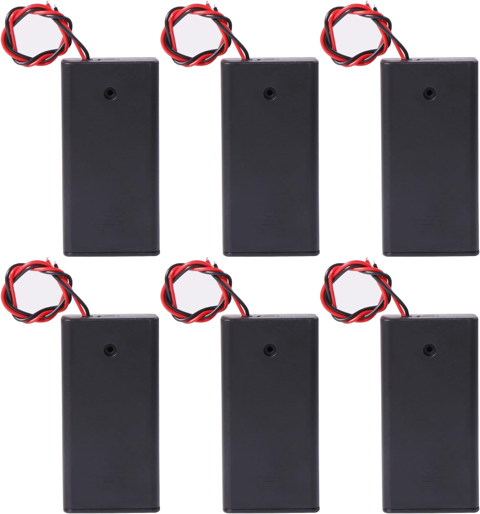 Amazon.com: FOXTIP 2 AA Battery Holder with Leads and ON/Off Switch - 1 ...