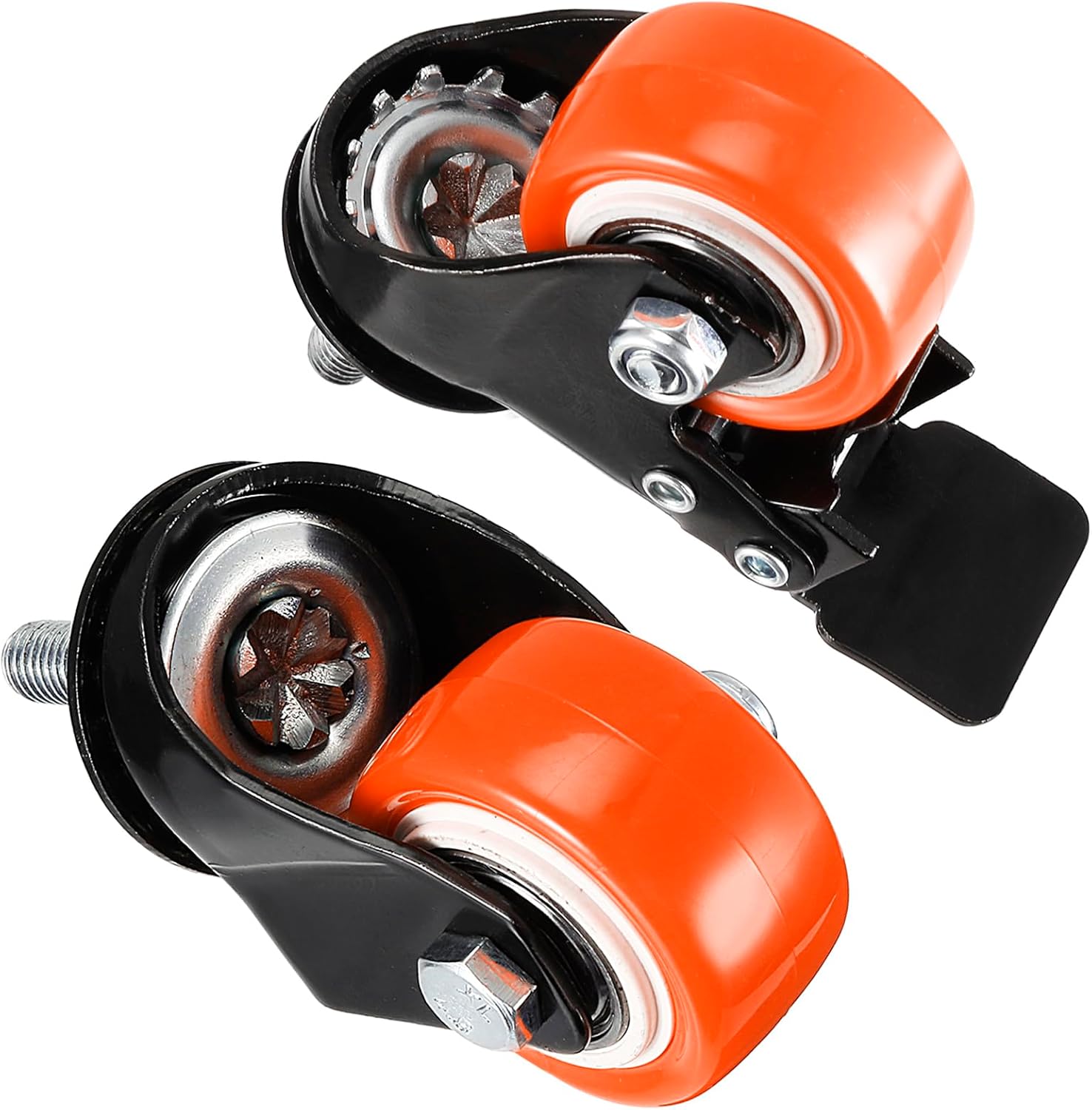 uxcell Ruedas giratorias de 1.5 pulgadas, rueda giratoria de ...