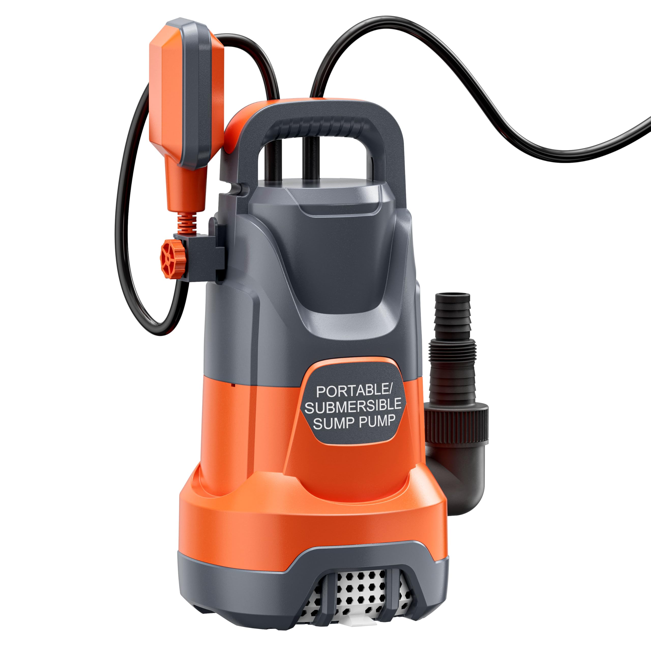 SHANGDA 1.2HP Sump Pump Automatic Submersible Water Pump with Float ...