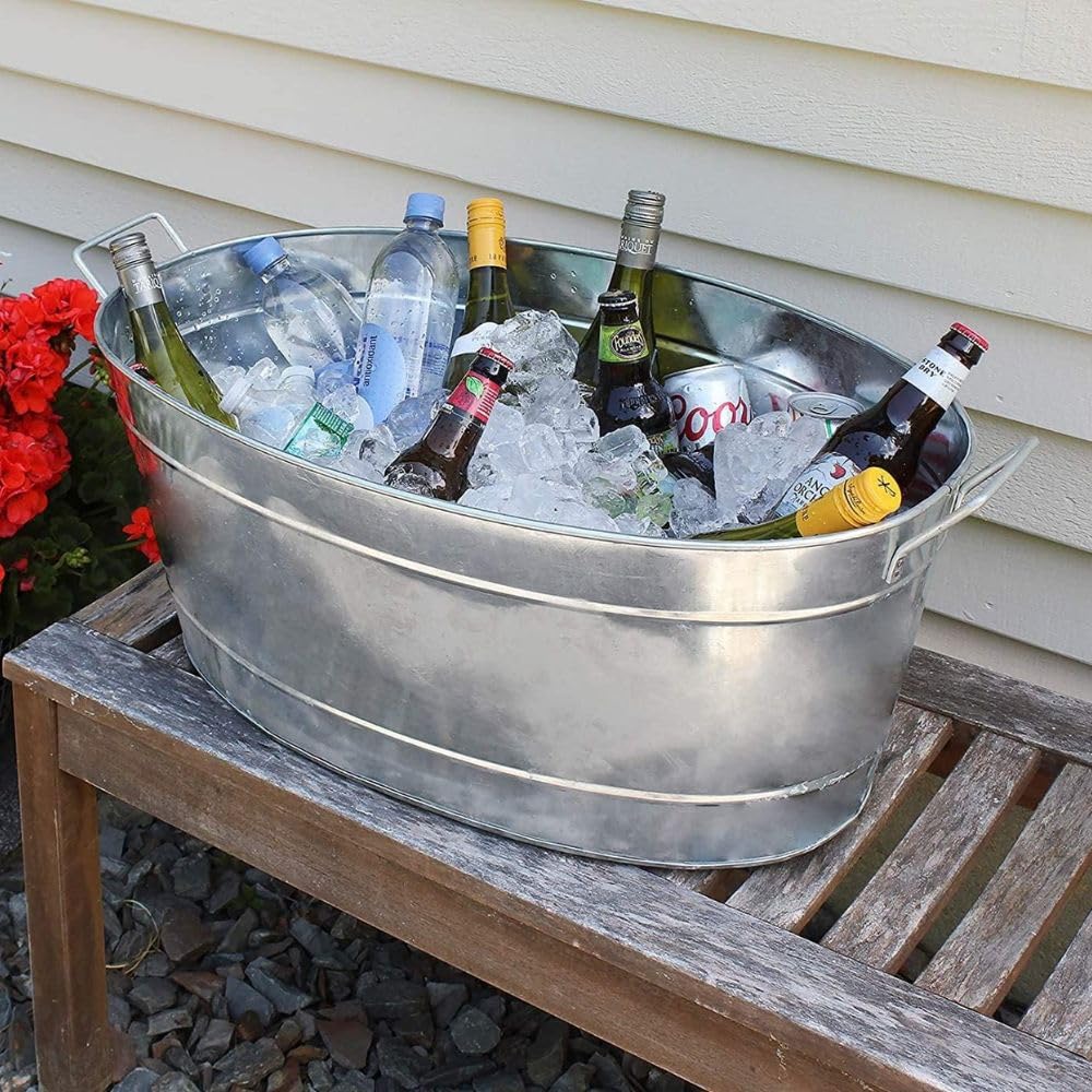 Large Galvanized Tub Rectangular