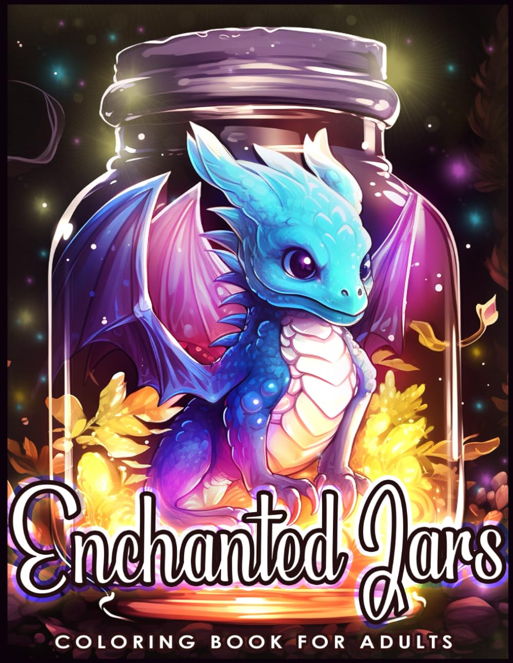 Amazon.com: Enchanted Jars Coloring Book For Adults: Featuring Cute and ...