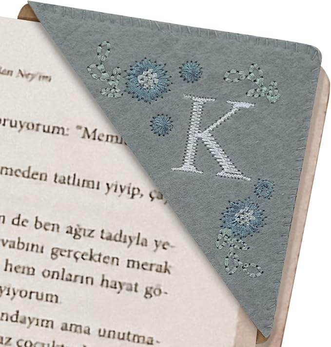 Amazon.com: Zuihug Embroidered Corner Bookmark - DIY Custom Bookmarks ...