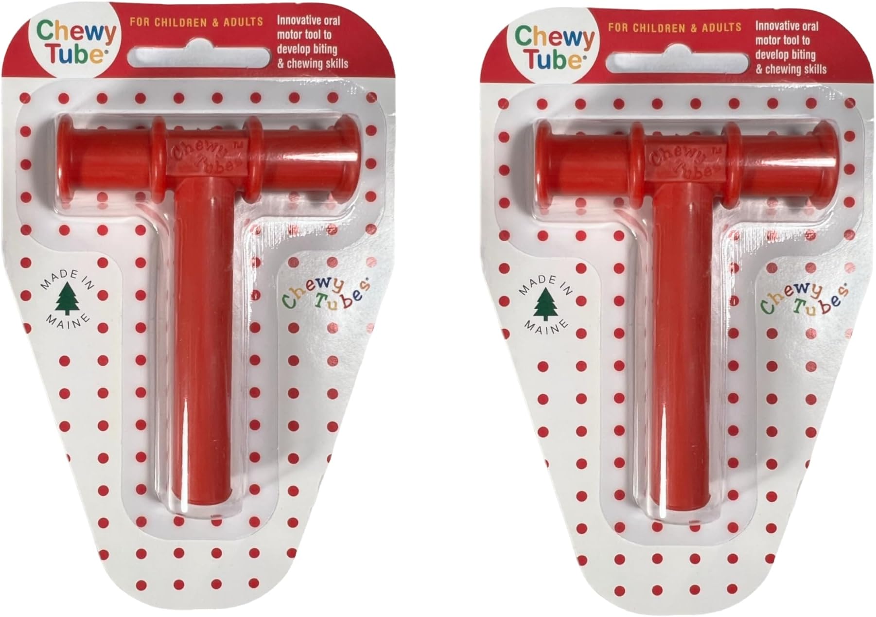 Amazon.com: Chewy Tubes Super Chew Knobby, 2 Pack - Green/Red : Health ...
