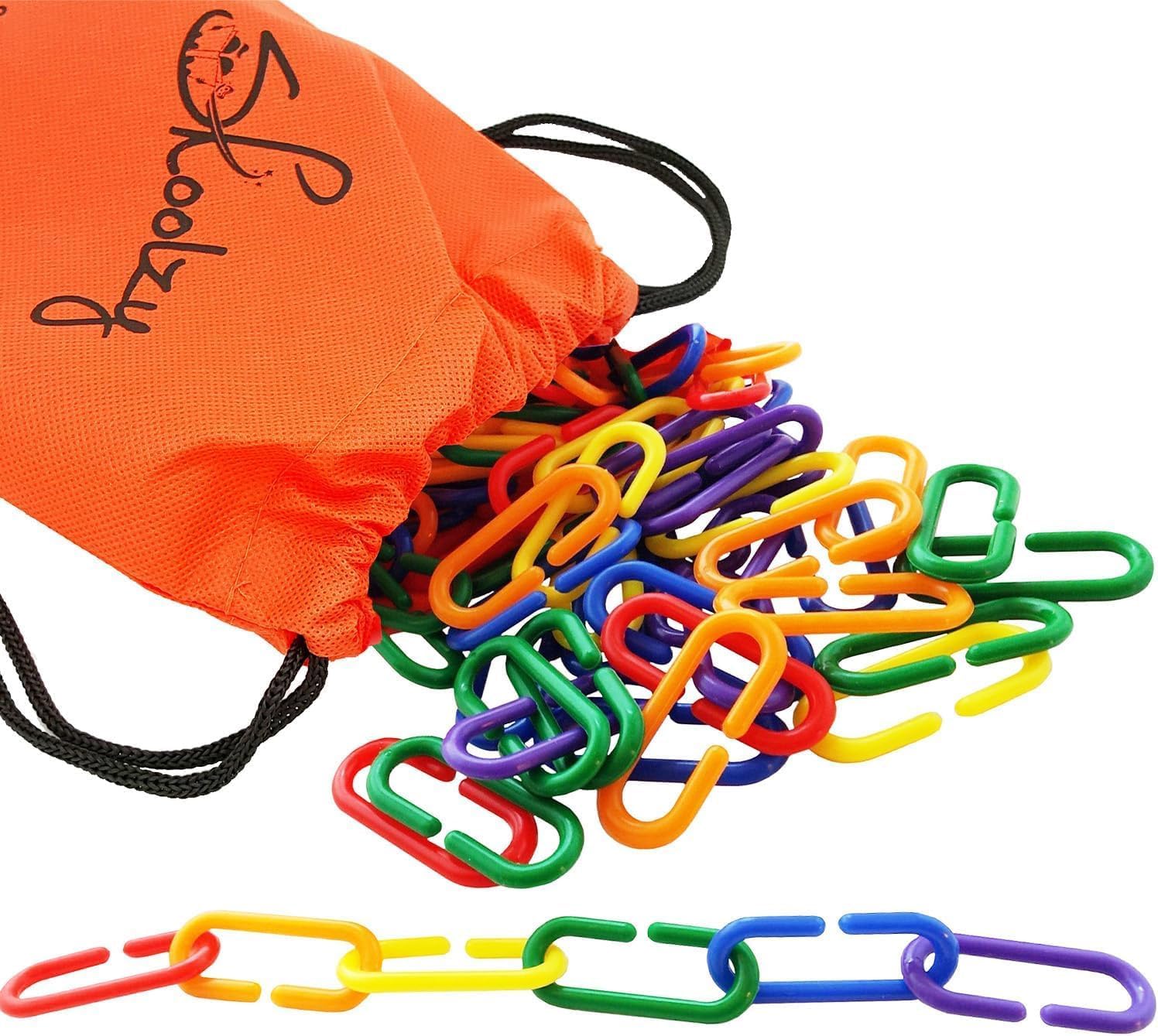 Snapklik.com : Skoolzy Math Links 120 Pcs - 6 Pk - Plastic Links For ...