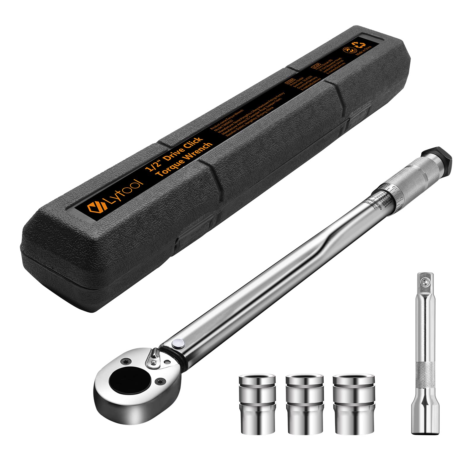 Buy Torque Wrench Lytool 1 2 Inch Drive Click Torque Wrench Set 28 210