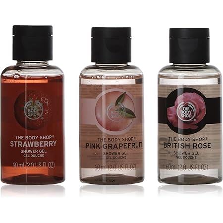 Amazon.com : The Body Shop Lather & Cleanse Shower Gel Trio Gift Set ...