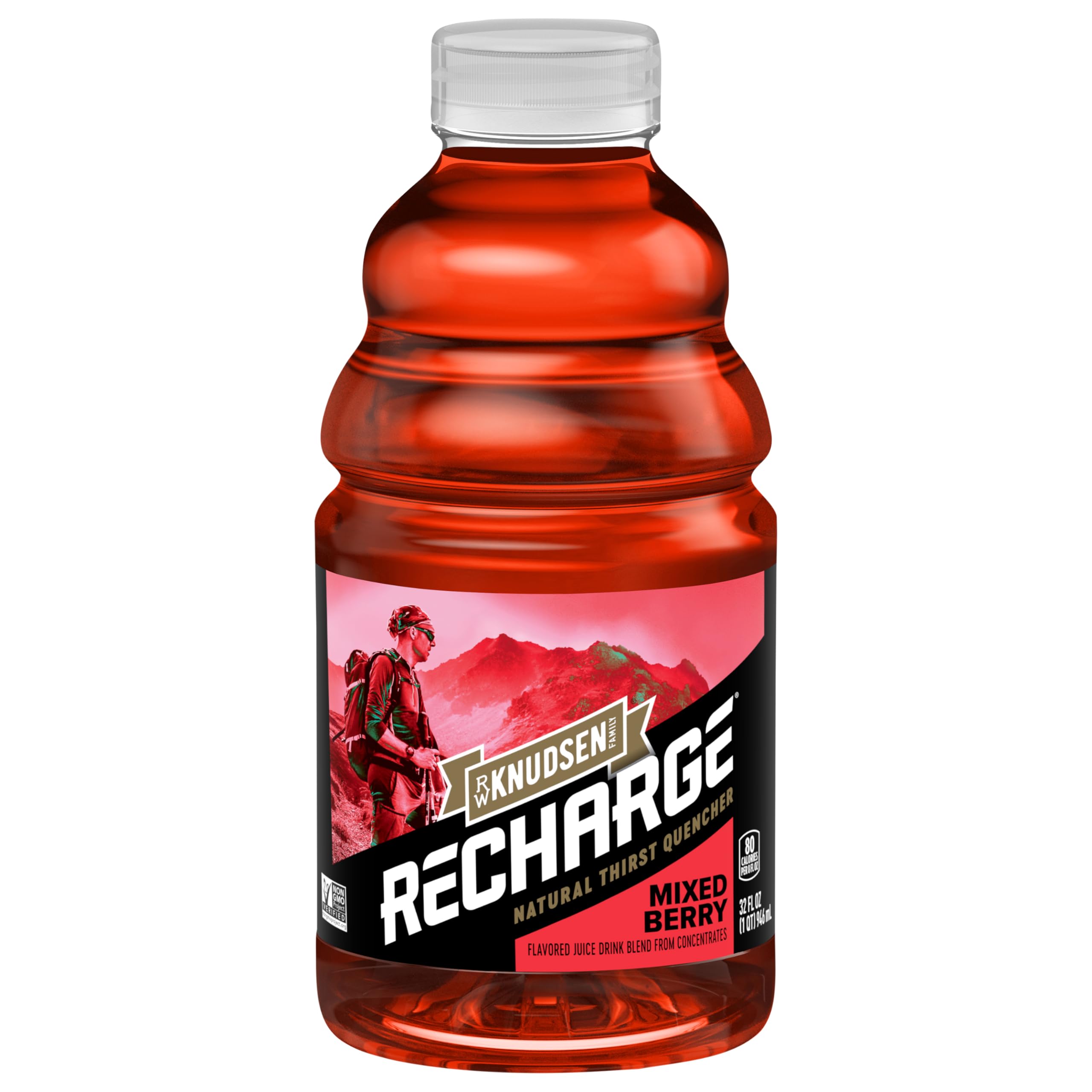 Amazon.com : R.W. Knudsen Recharge Mixed Berry Sports Drink with ...