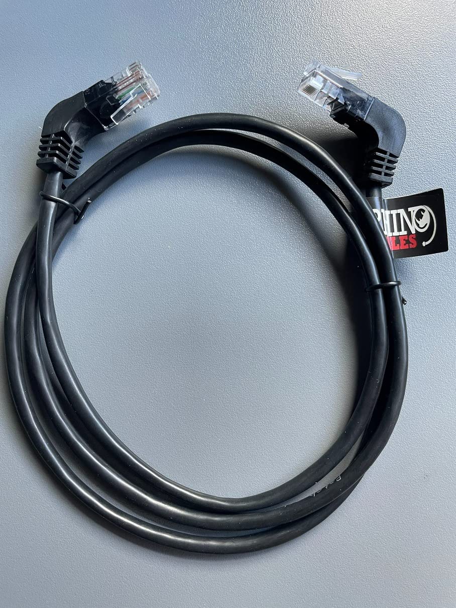 rhinocables RJ45 Network Cable Right Angle to Right Angle 90 Degree ...