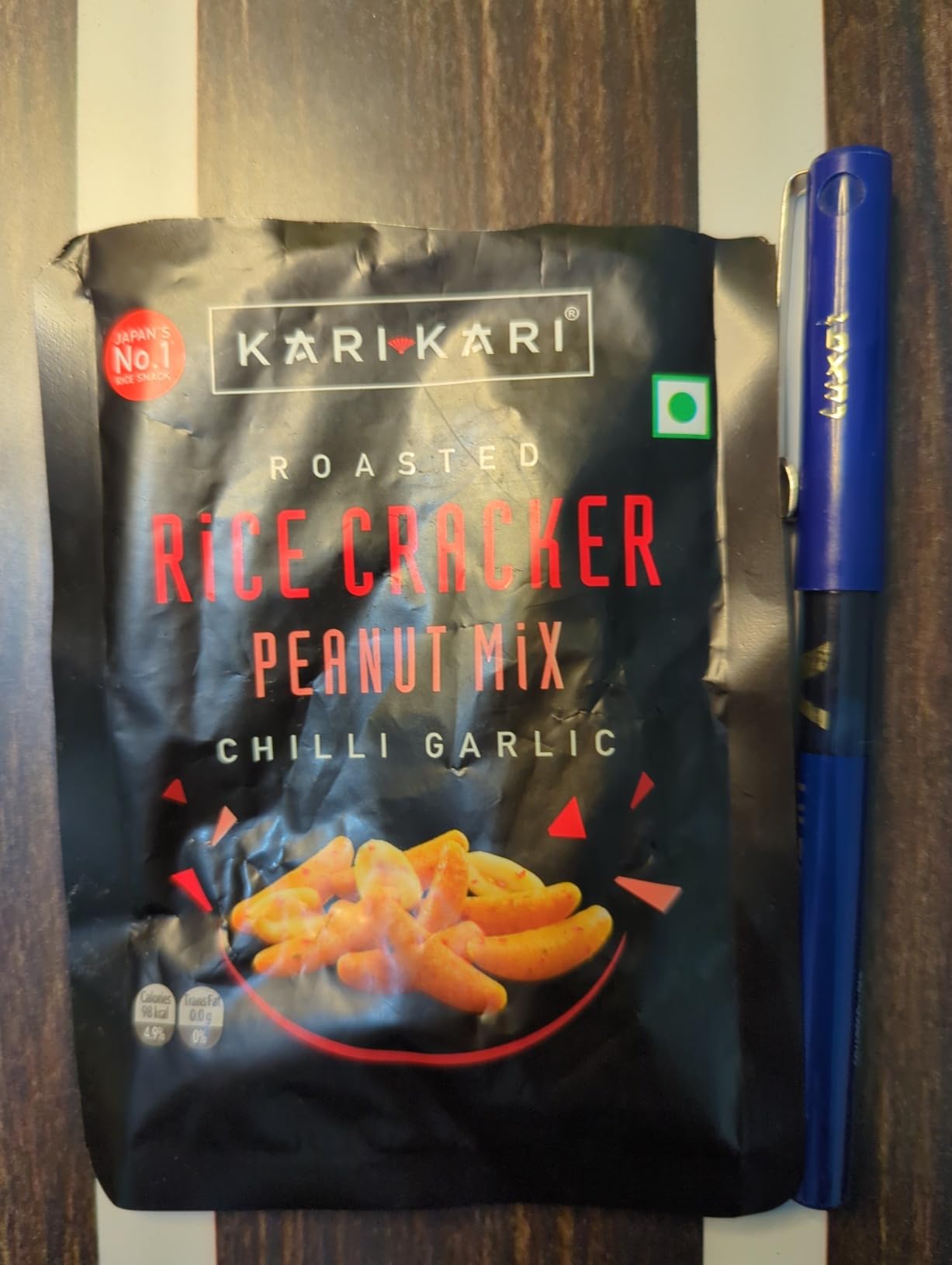 Kari Kari Chilli Garlic Rice Cracker & Peanut Mix | Crunchy Japanese ...