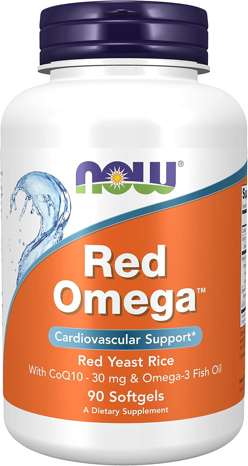 Amazon.com: NOW Supplements, Red Omega with CoQ10 30 mg and Omega-3 ...