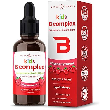 Amazon.com: Vitamin B Complex for Kids | B1, B2, B3, B6, B7, B9 ...
